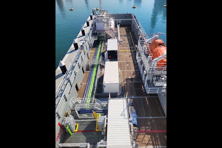 Pioneering ammonia-powered ship shows off a greener future for shipping at Cop28 | News ...